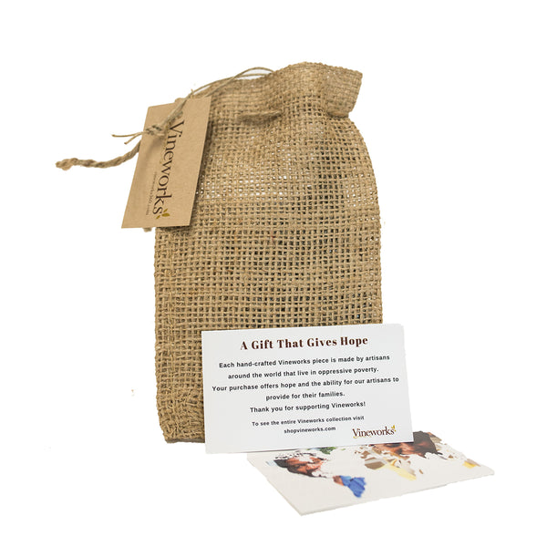 Mini Metal Dove Ornament - Vineworks